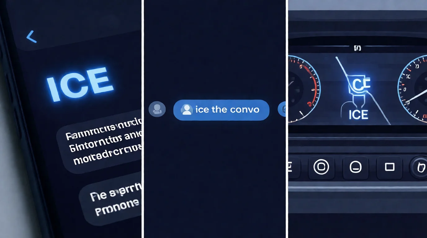 What Does ICE Stand For? The Meaning Behind This Common Text, Slang ...